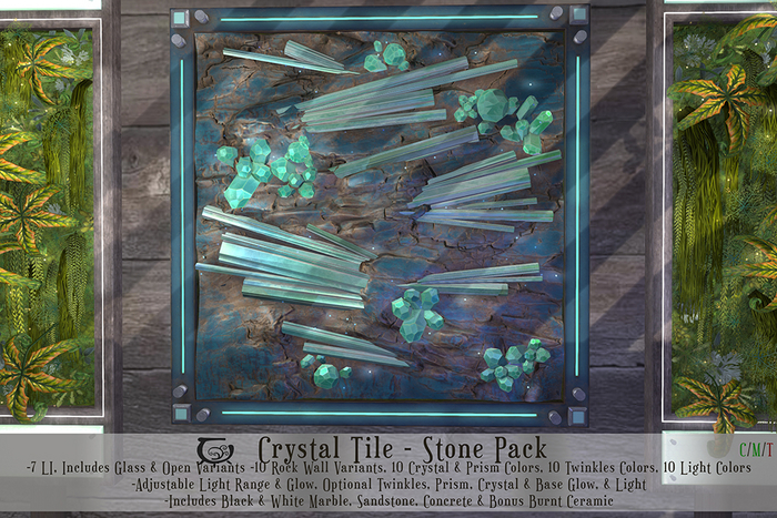 Second Life Marketplace - Crystal Tile Set- Stone Pack